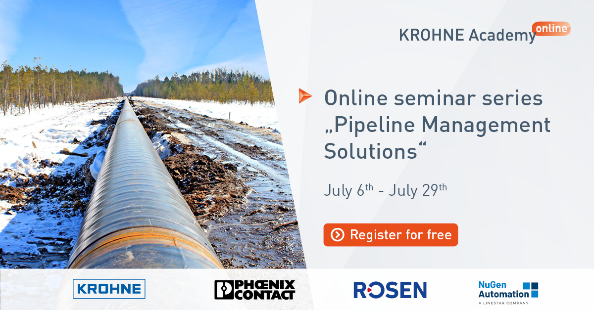 Online seminar series „Pipeline Management Solutions“ Online seminar series „Pipeline Management Solutions“
